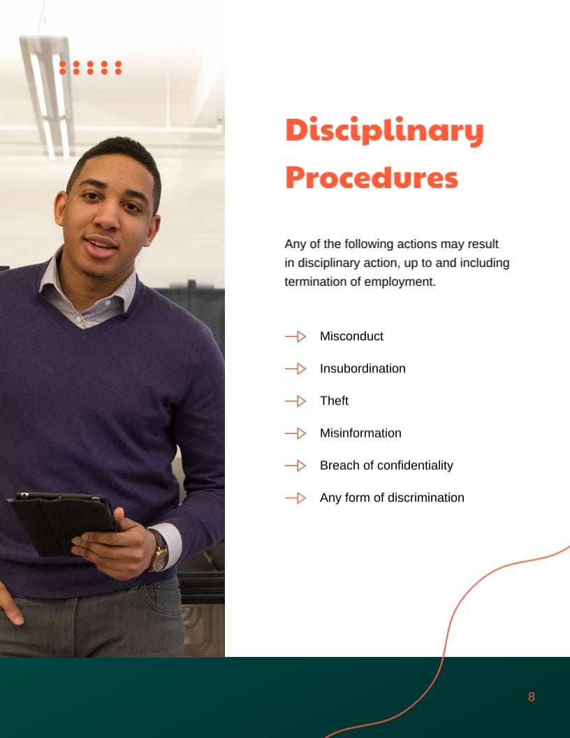 Power Plant Employee Handbook Template | Visme