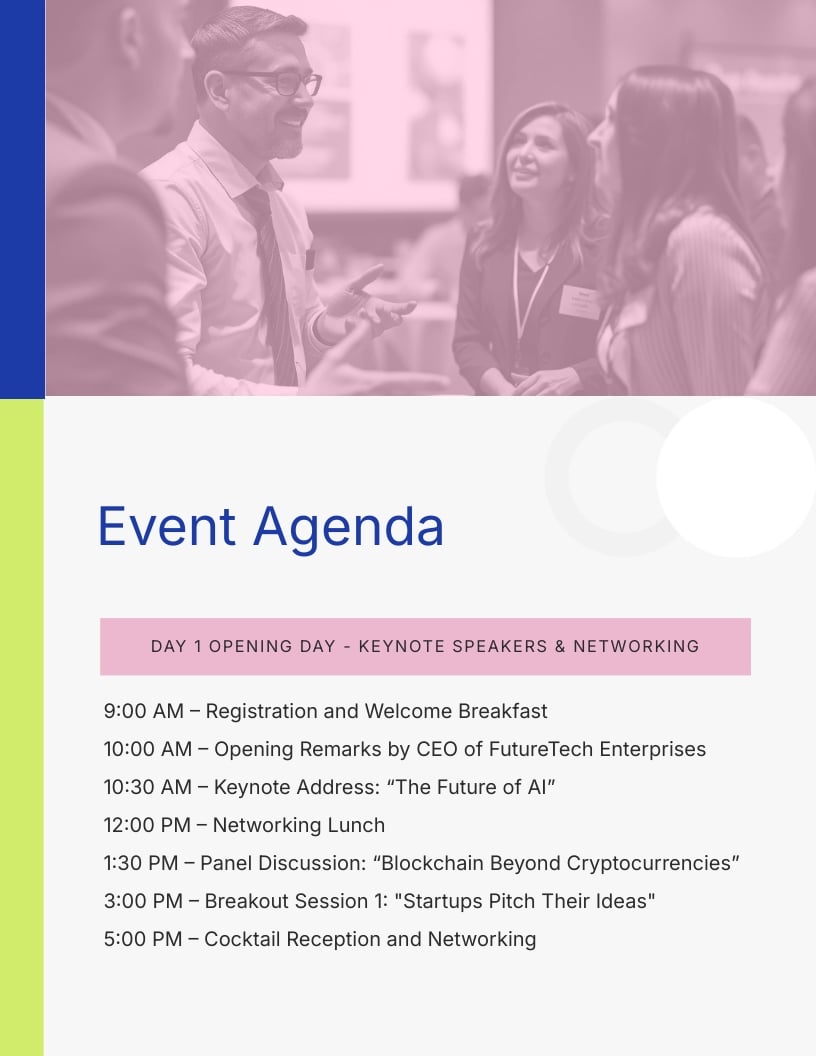 Premier Event Proposal Template | Visme