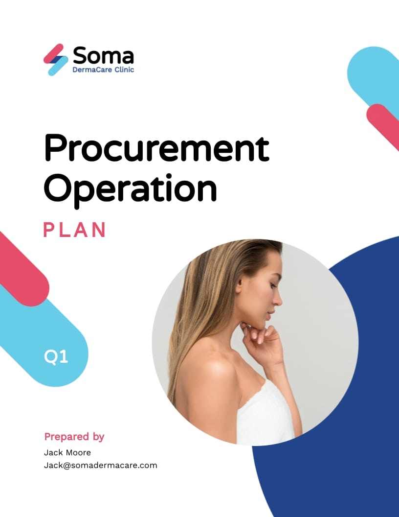 Procurement Operation Plan Template | Visme Procurement Operation Plan Template | Visme