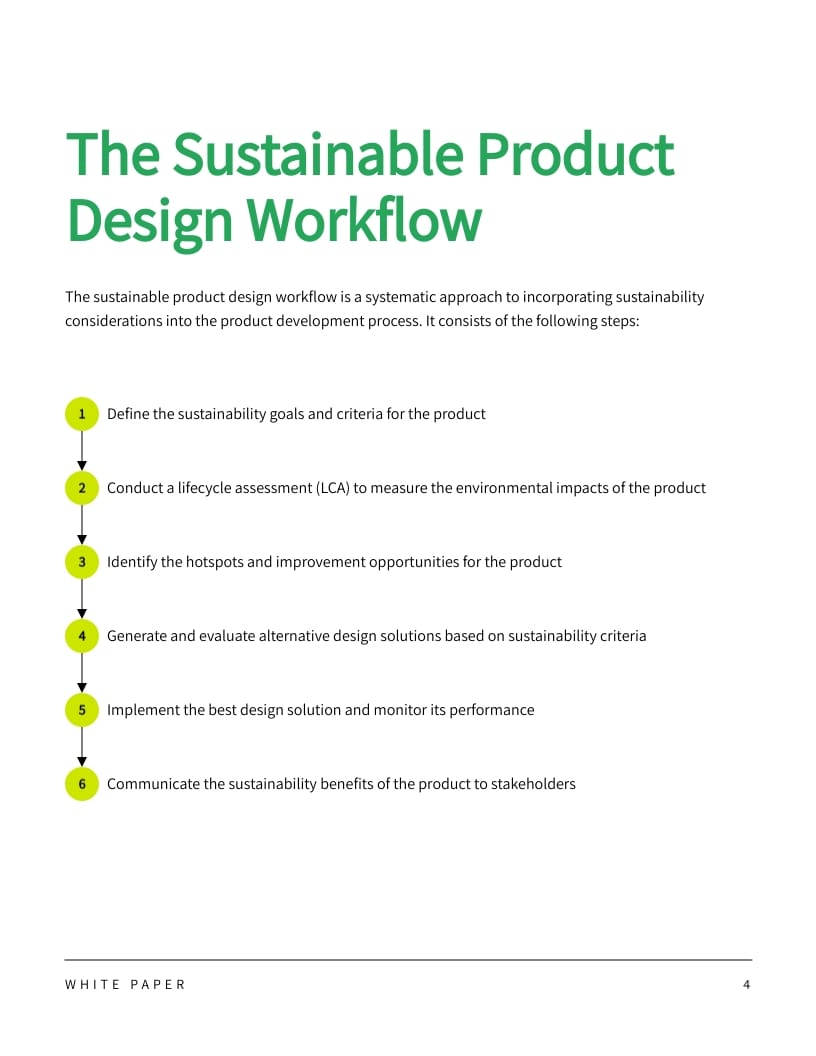Product Design White Paper Template | Visme