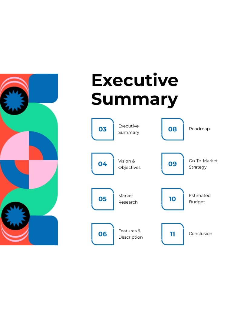 Product Development Project Plan Template | Visme