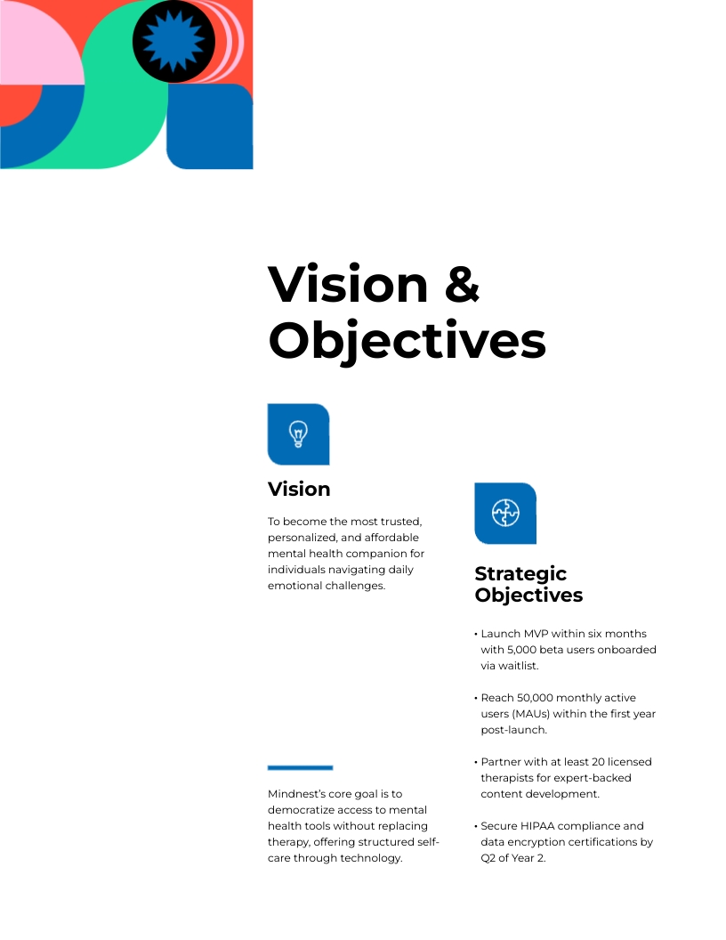 Product Development Project Plan Template | Visme