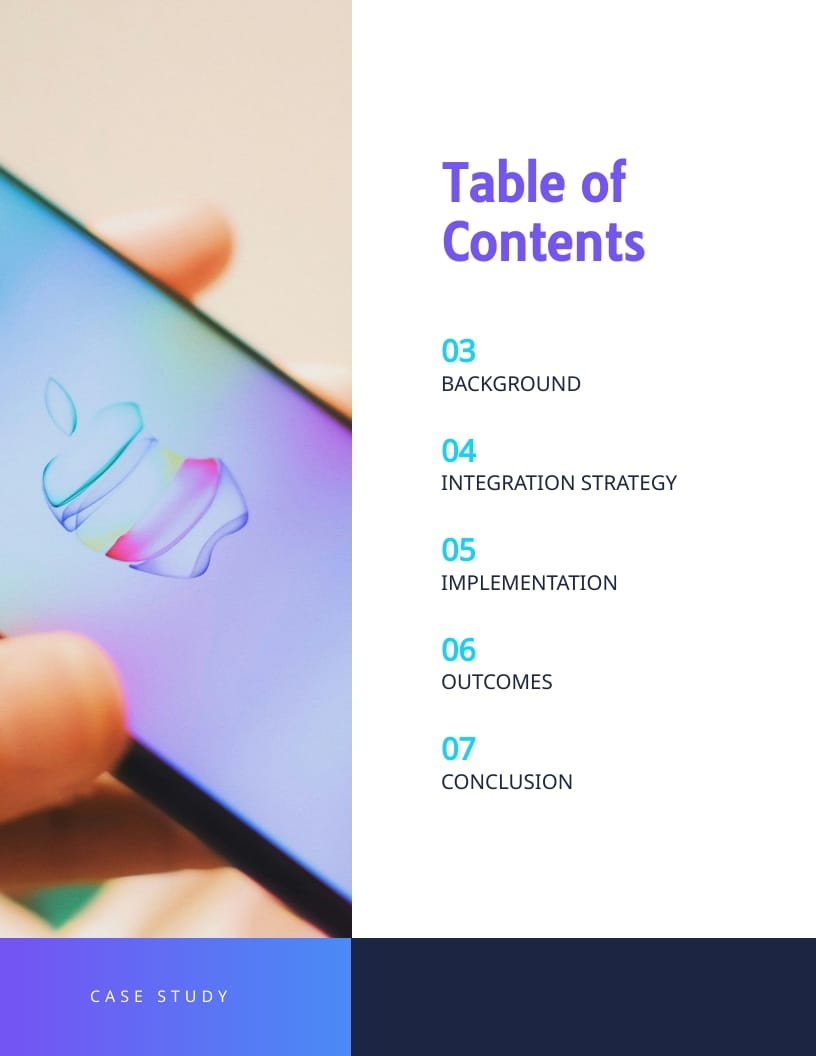 Product Integration Case Study Template | Visme