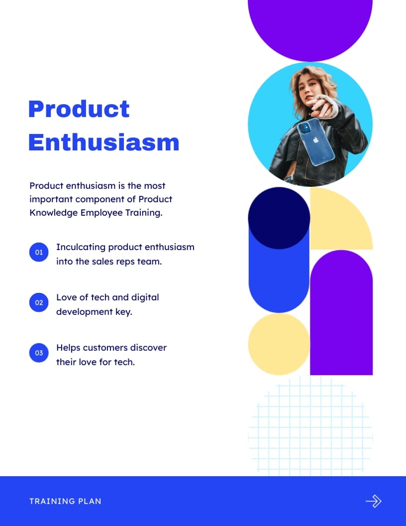 Product Knowledge Employee Training Plan Template | Visme