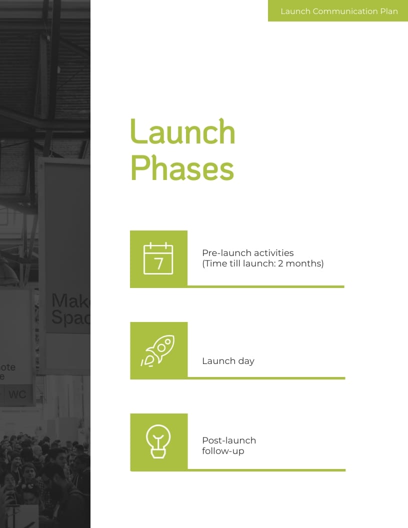 Project Launch - Communication Plan Template | Visme