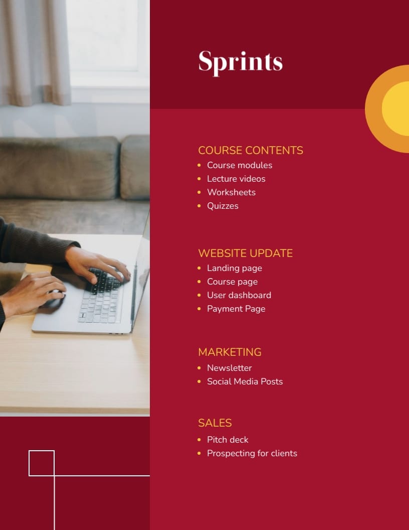 Product Launch Work Plan Template | Visme