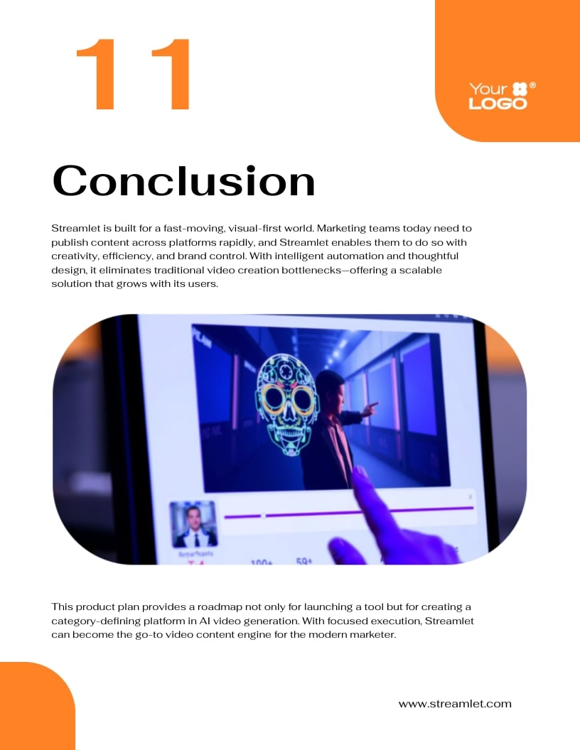 Product Plan Roadmap Template | Visme