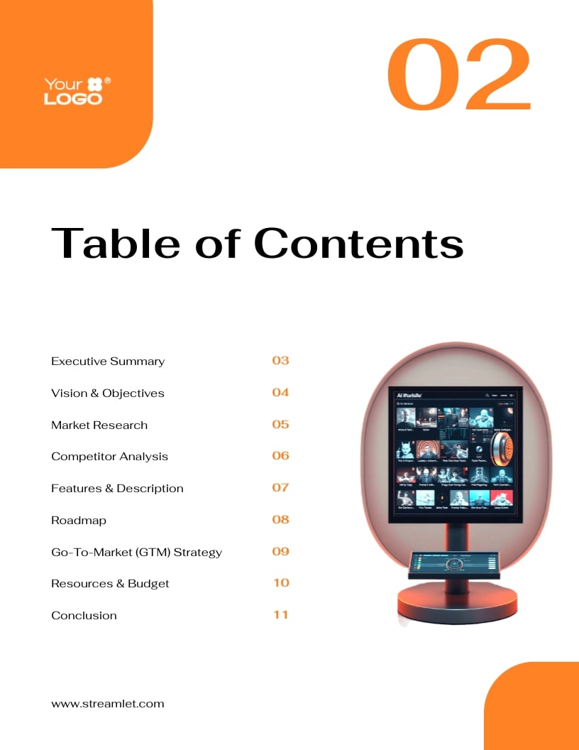 Product Plan Roadmap Template | Visme