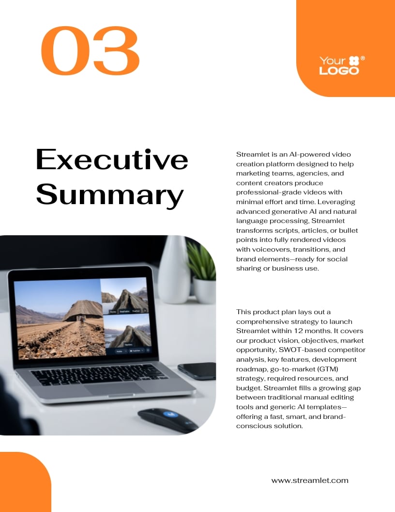 Product Plan Roadmap Template | Visme