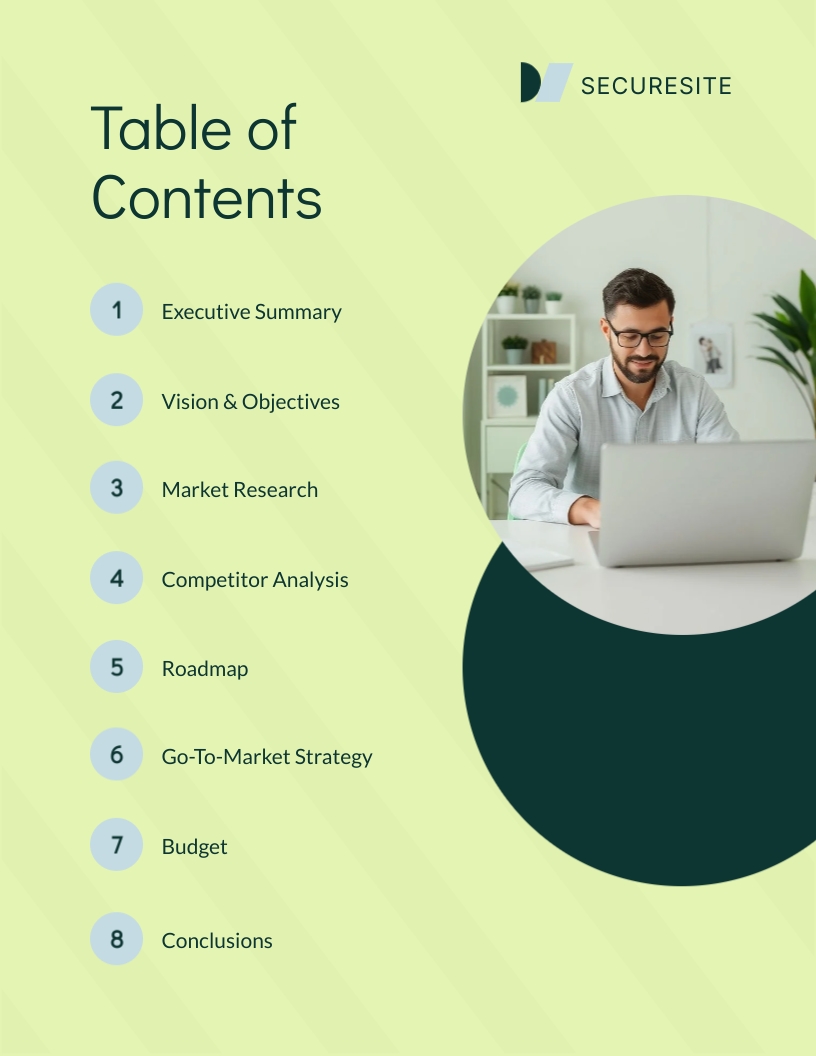 Product Research Plan Template | Visme