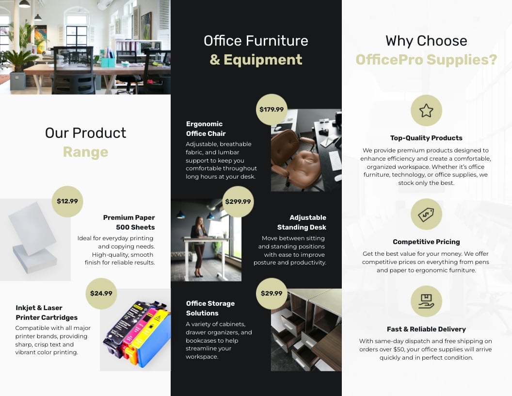 Product Sales Brochure Template | Visme