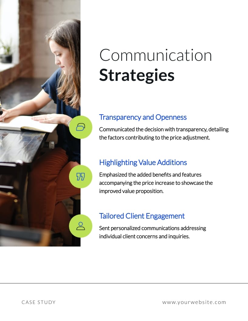 Product Upgrade Case Study Template | Visme