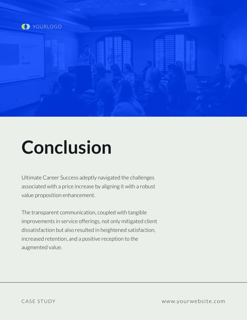 Product Upgrade Case Study Template | Visme