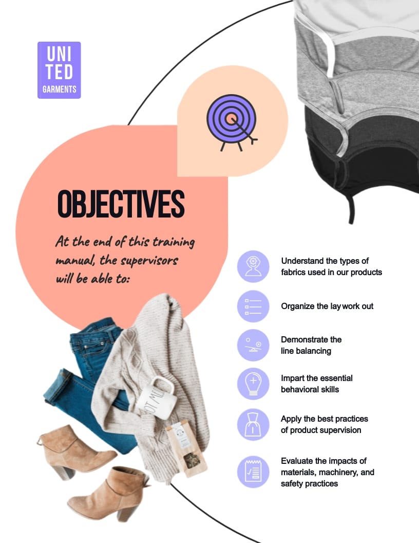 Production Supervisor Training Manual Template | Visme