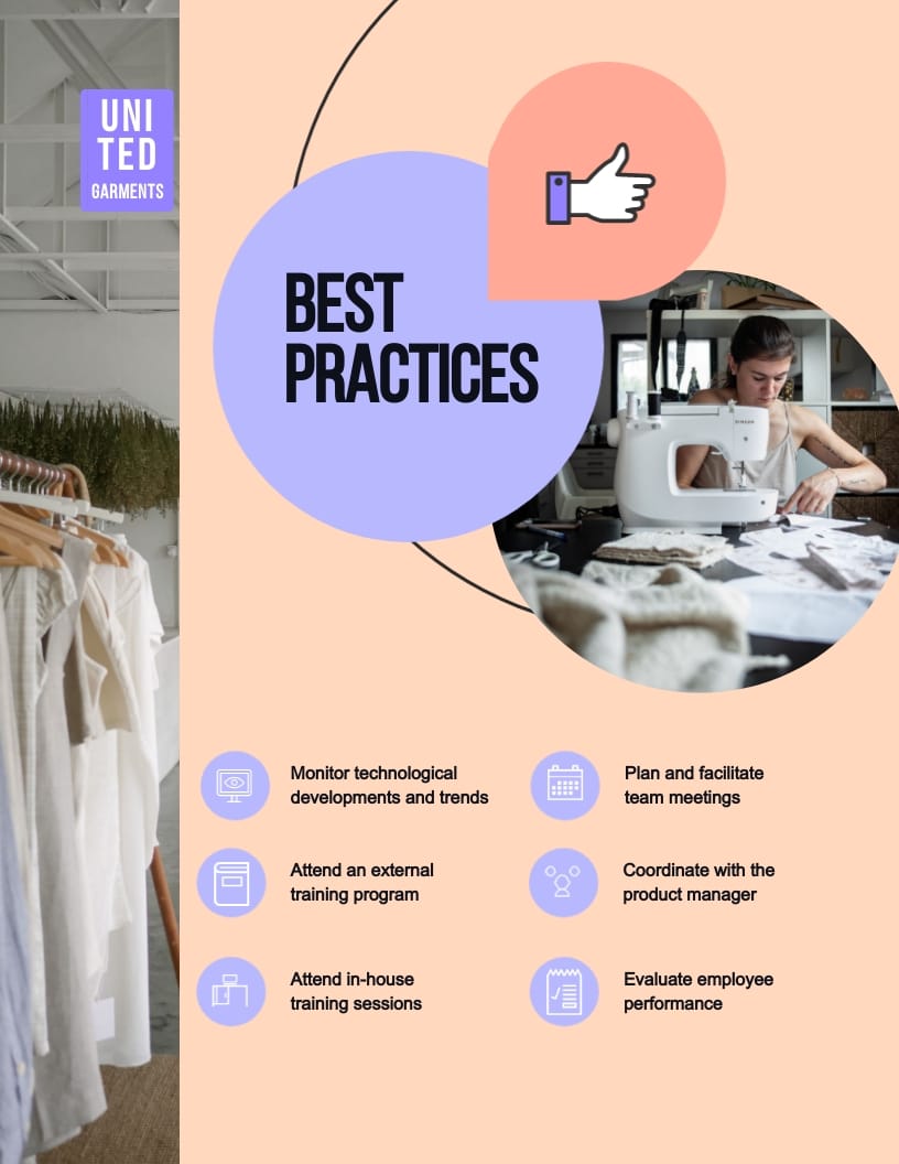 Production Supervisor Training Manual Template | Visme