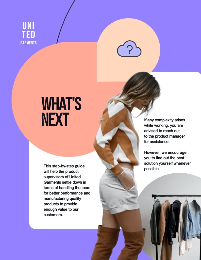 Production Supervisor Training Manual Template | Visme