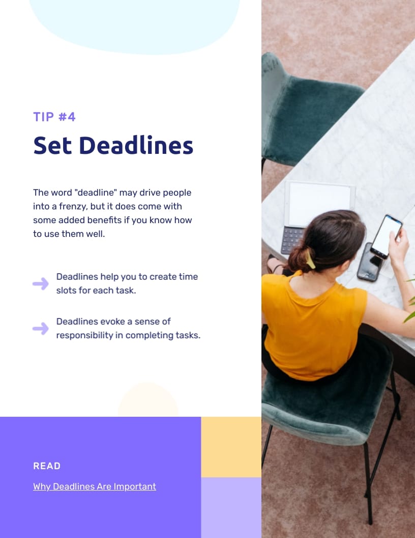 Productivity Ebook Template | Visme