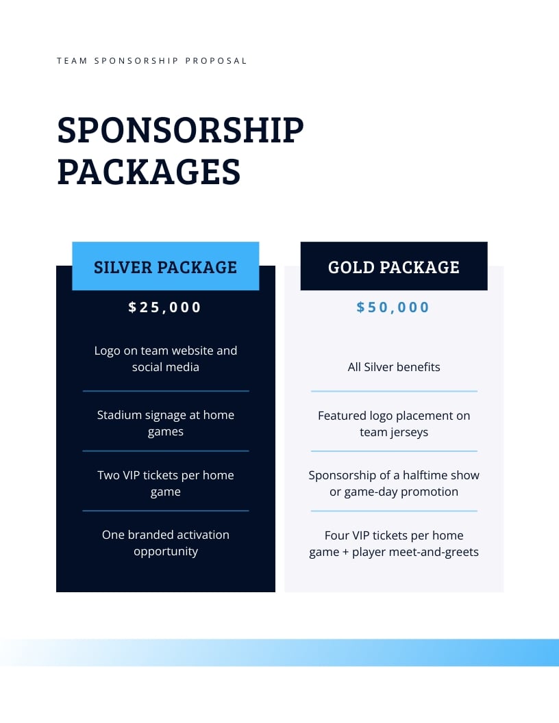 Professional Basketball Team Sponsorship Proposal Template | Visme