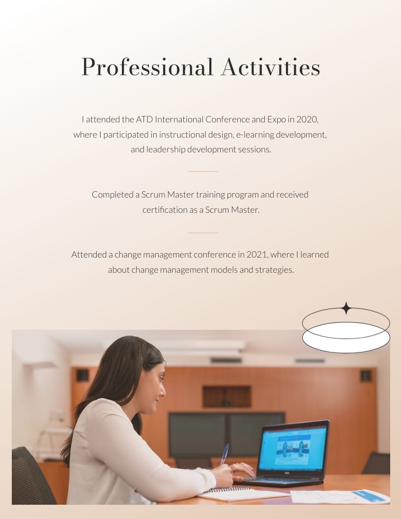 Professional Learning Development Portfolio Template | Visme Professional Learning Development Portfolio Template | Visme