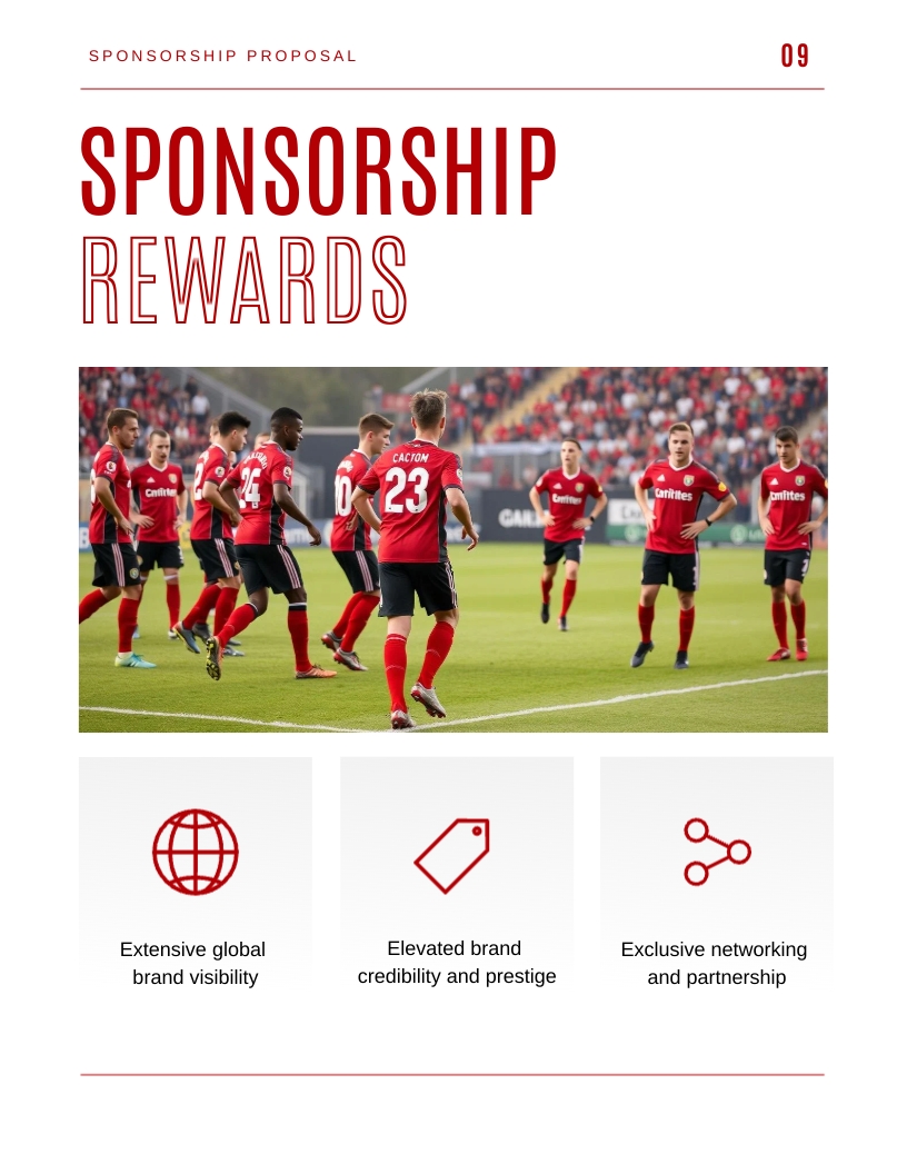 Professional Soccer Team Sponsorship Proposal Template | Visme