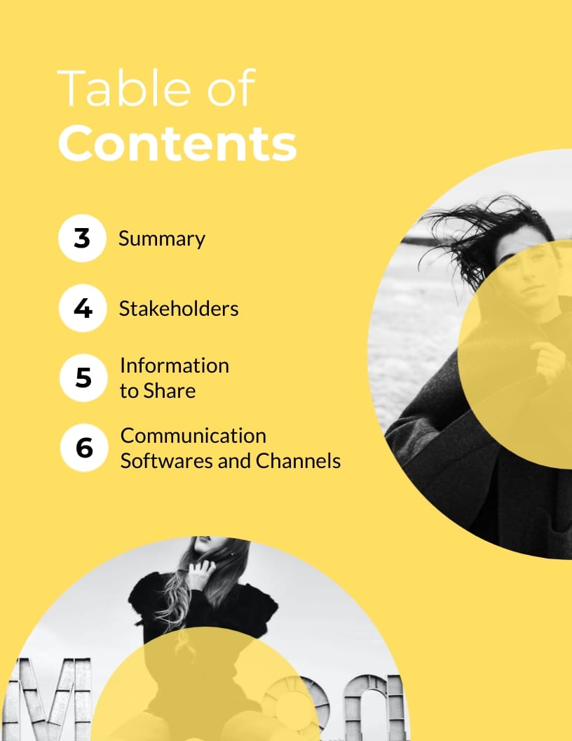 Project Management - Communication Plan Template | Visme