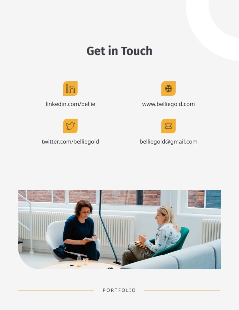 Project Management Portfolio Template | Visme