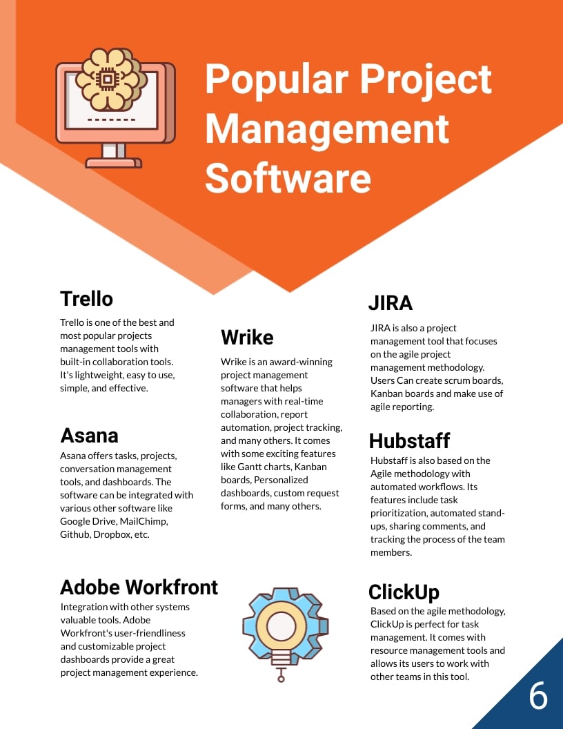 Project Management Ebook Template | Visme