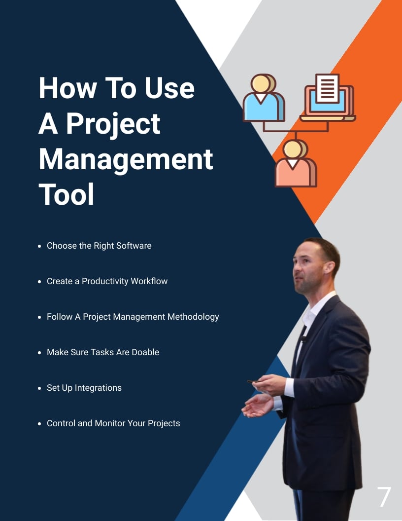 Project Management Ebook Template | Visme