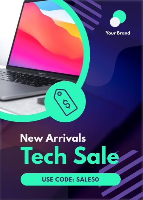 Promotional Offer Table Tent Template | Visme