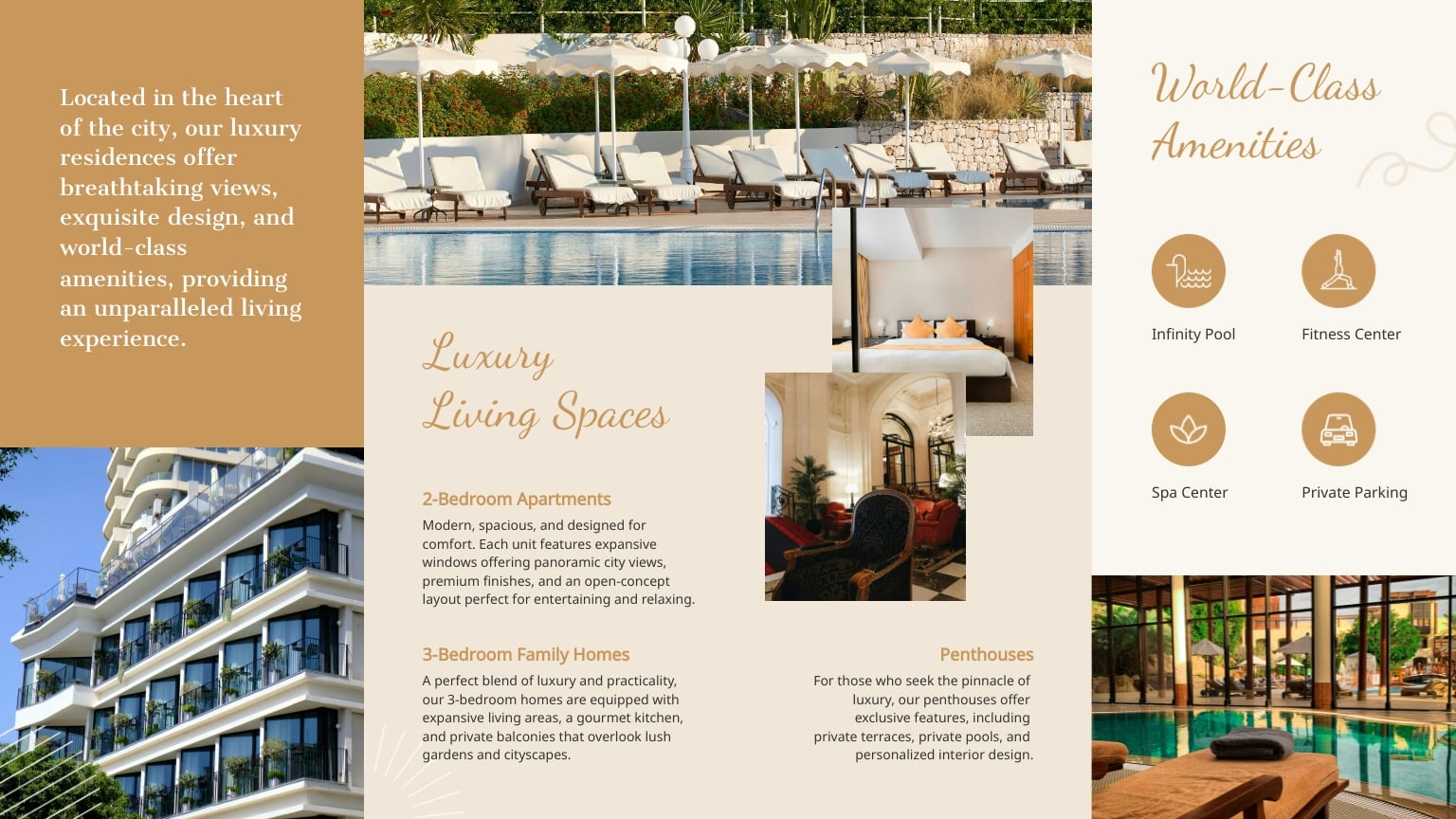 Property Double Gate Fold Brochure Template | Visme