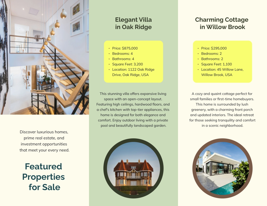 Property Sales Brochure Template | Visme