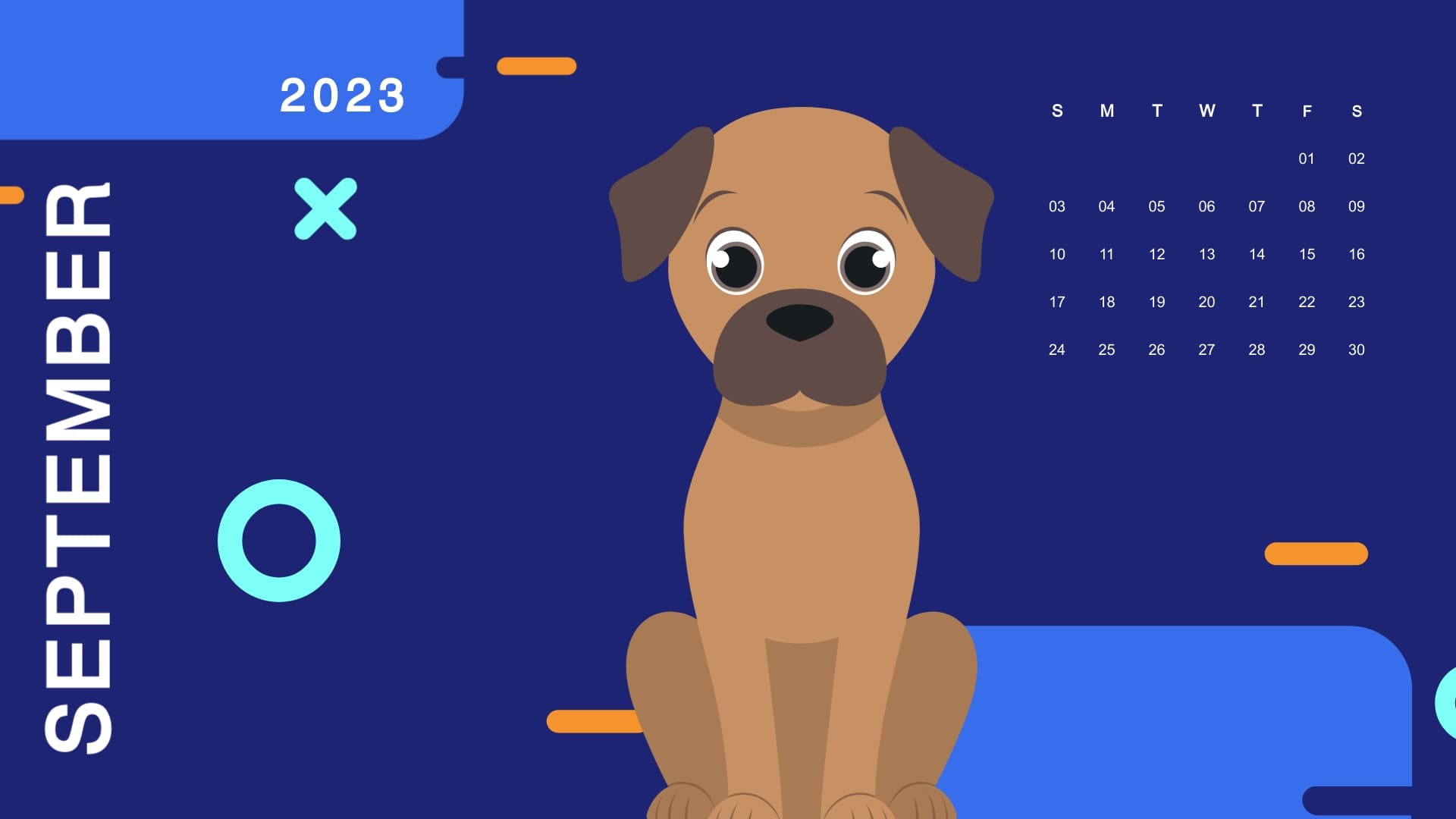 Puppies - Calendar Template | Visme