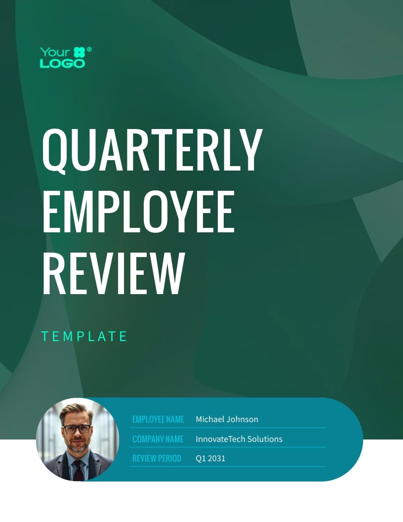 Quarterly Employee Review Template | Visme Quarterly Employee Review Template | Visme