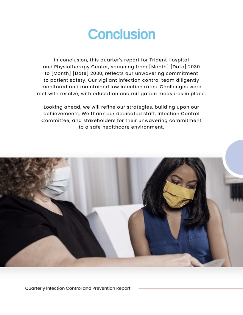 Quarterly Infection Report Template | Visme