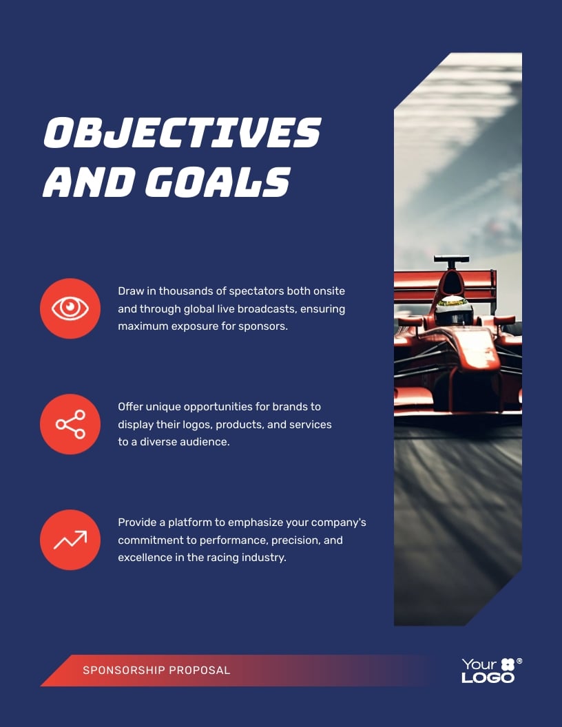 Racing Sponsorship Proposal Template | Visme
