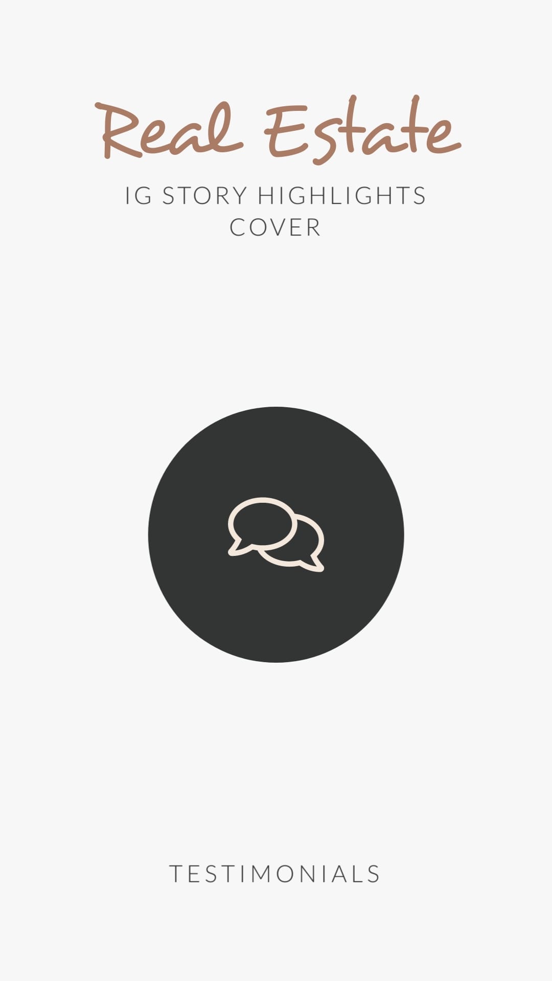 Real Estate IG Story Highlights Cover Template | Visme