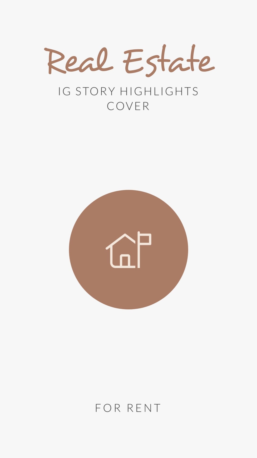 Real Estate IG Story Highlights Cover Template | Visme