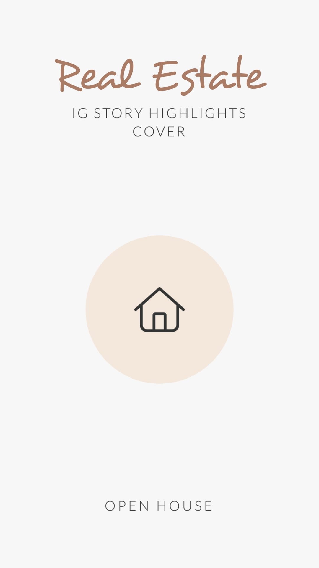 Real Estate IG Story Highlights Cover Template | Visme