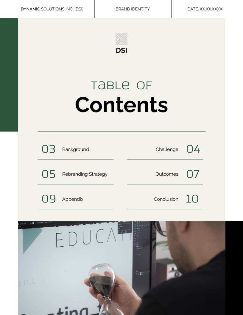 Rebranding Case Study Template | Visme