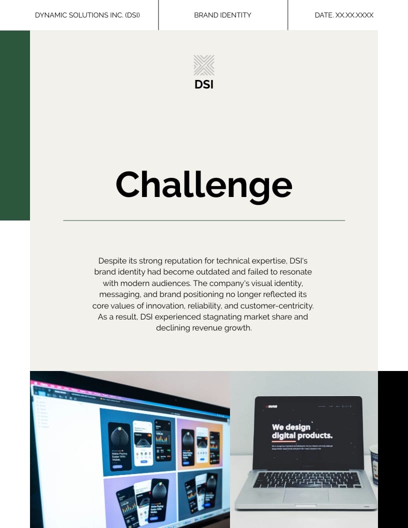 Rebranding Case Study Template | Visme