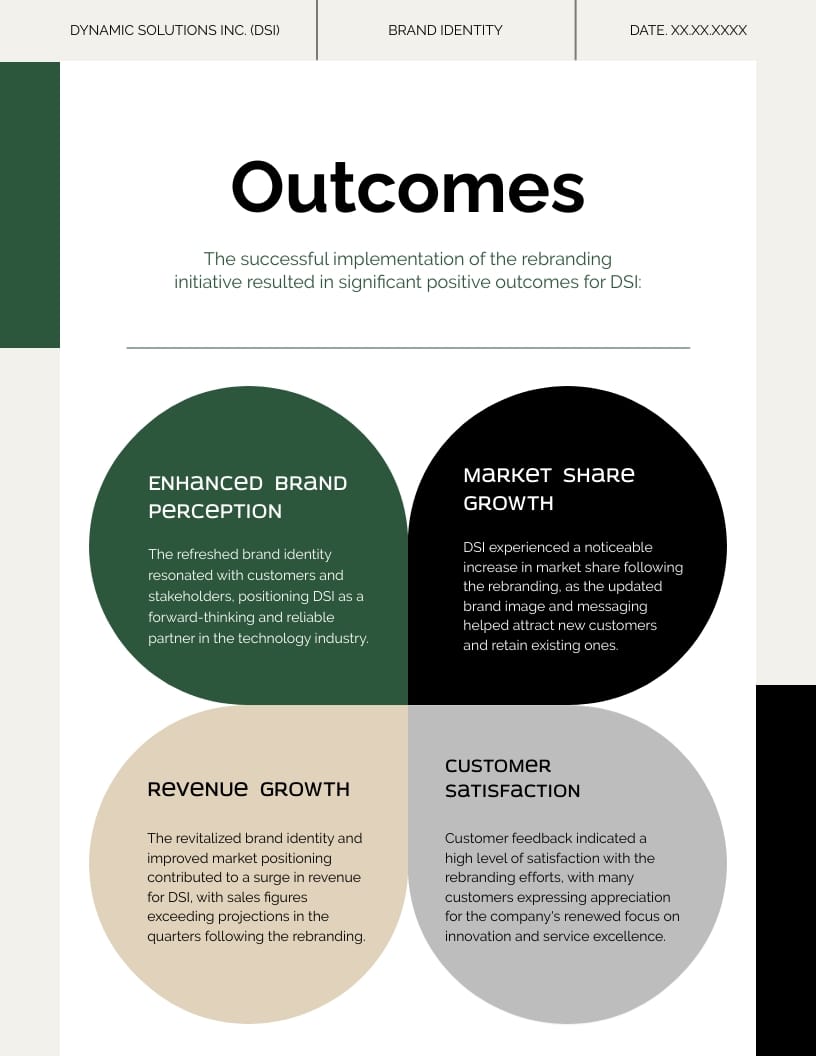 Rebranding Case Study Template | Visme