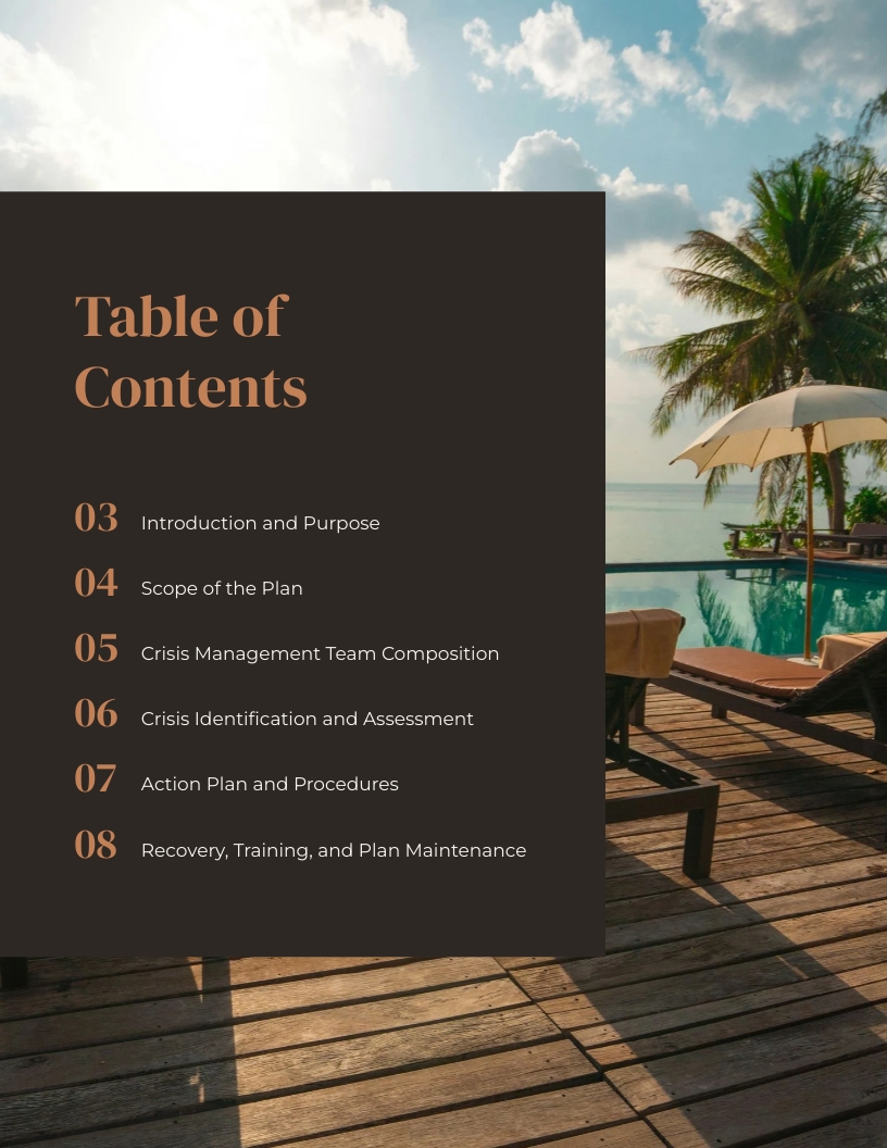 Reputational Crisis Management Plan Template | Visme