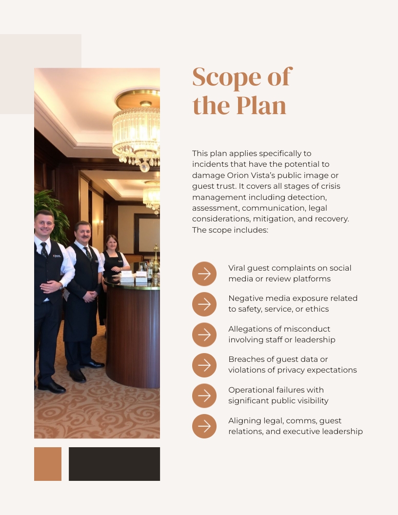 Reputational Crisis Management Plan Template | Visme