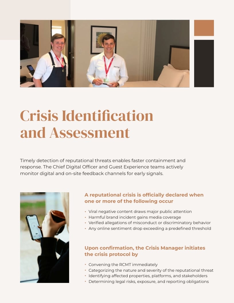 Reputational Crisis Management Plan Template | Visme