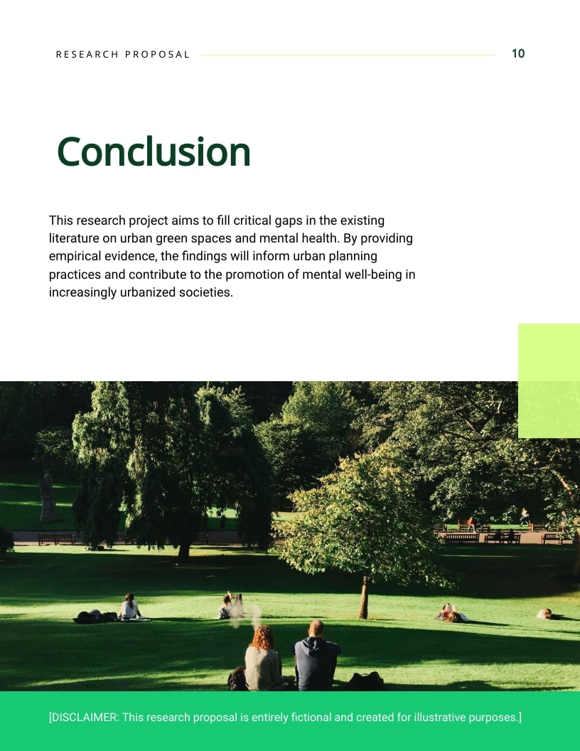 Research Project Proposal Template | Visme