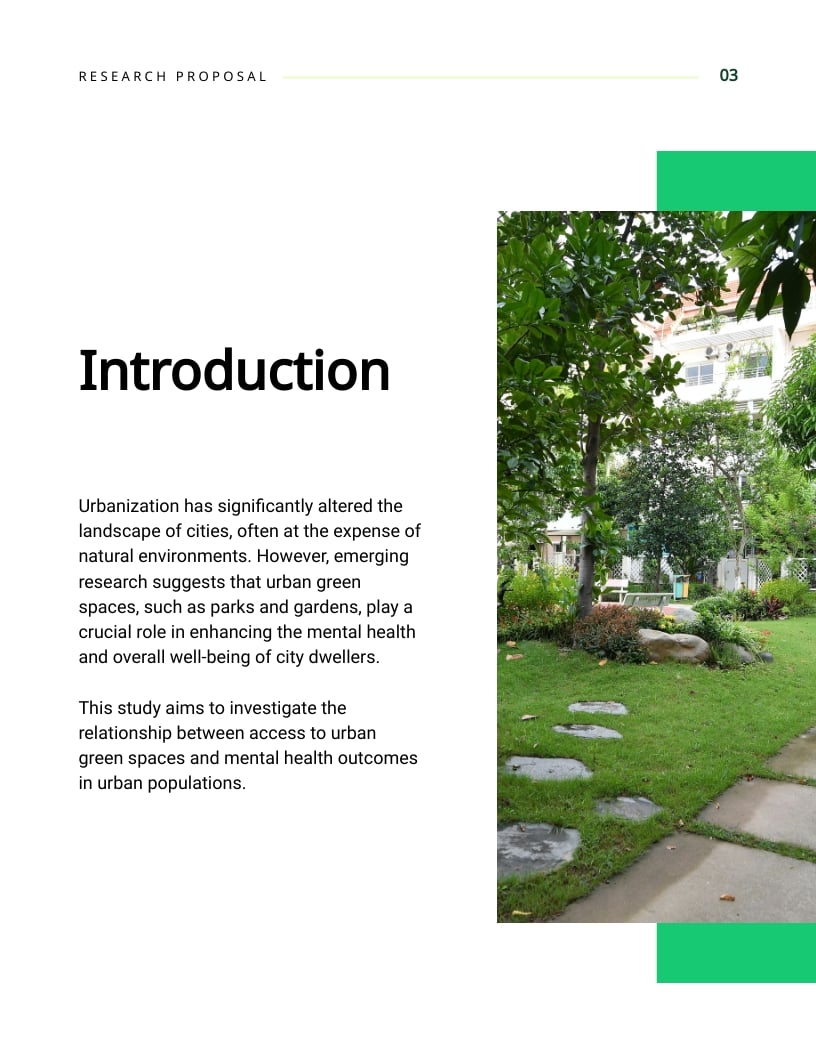 Research Project Proposal Template | Visme