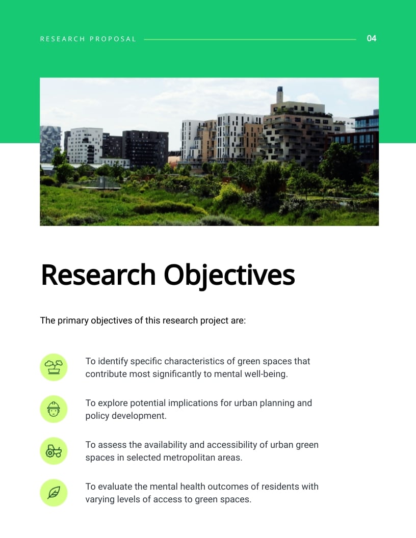 Research Project Proposal Template | Visme