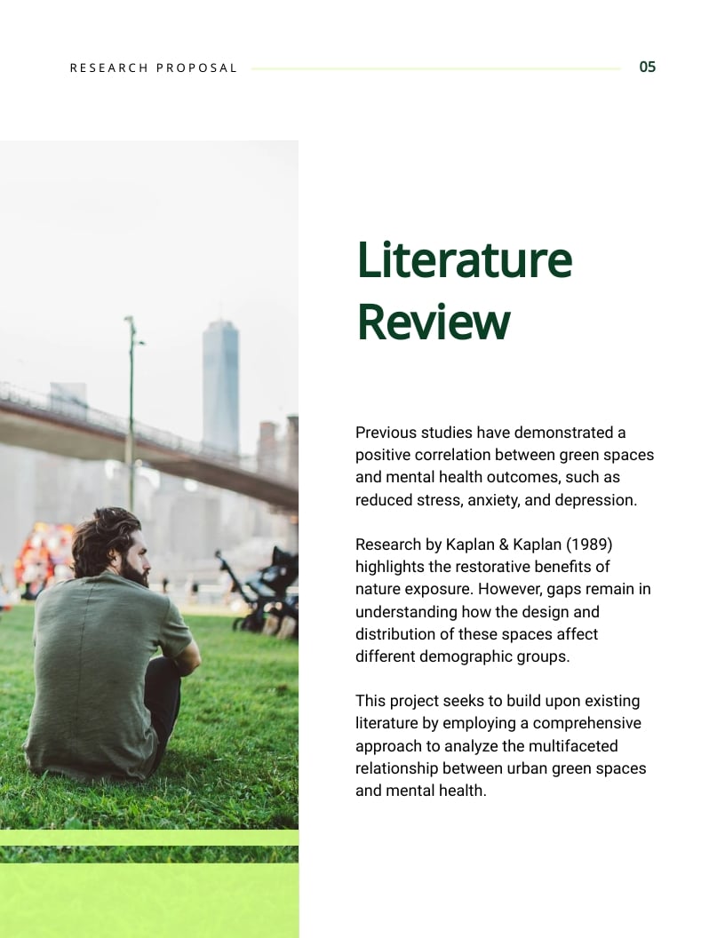 Research Project Proposal Template | Visme