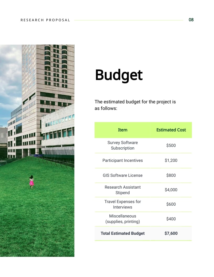 Research Project Proposal Template | Visme