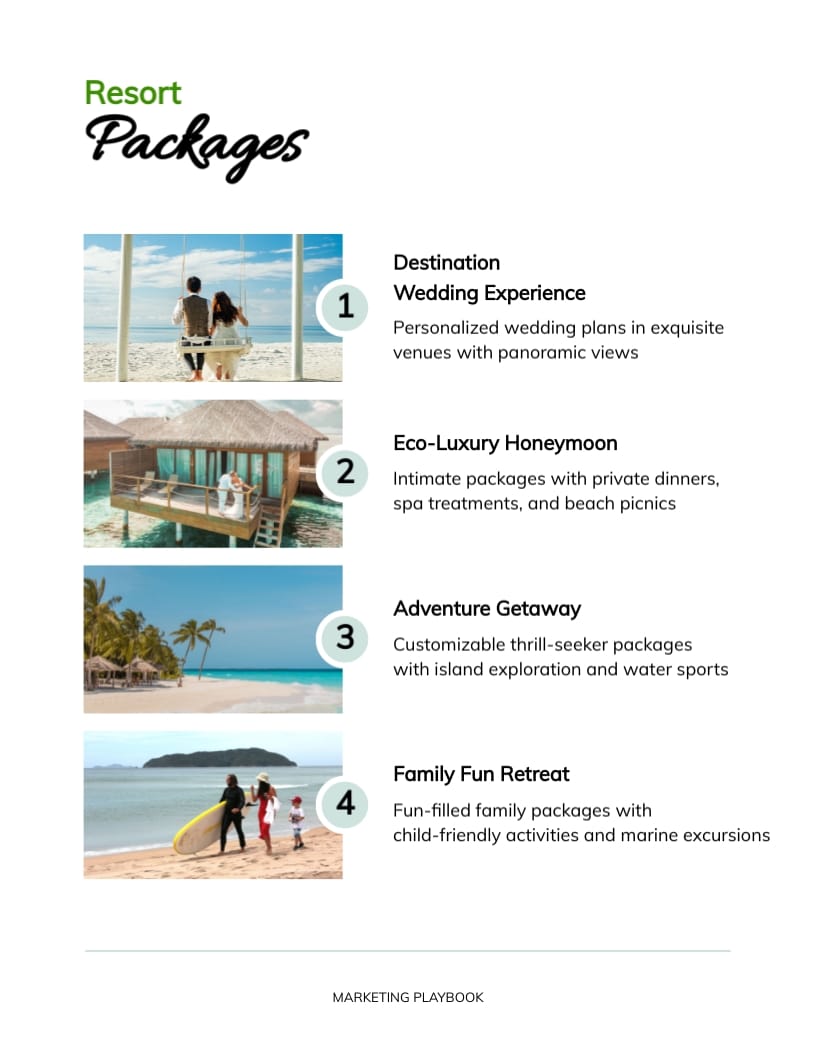 Resort Marketing Playbook Template | Visme